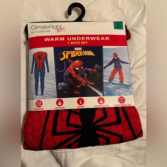 Cuddl Duds | Other | Spiderman Starwars Or Minecraft Boys Thermal ...